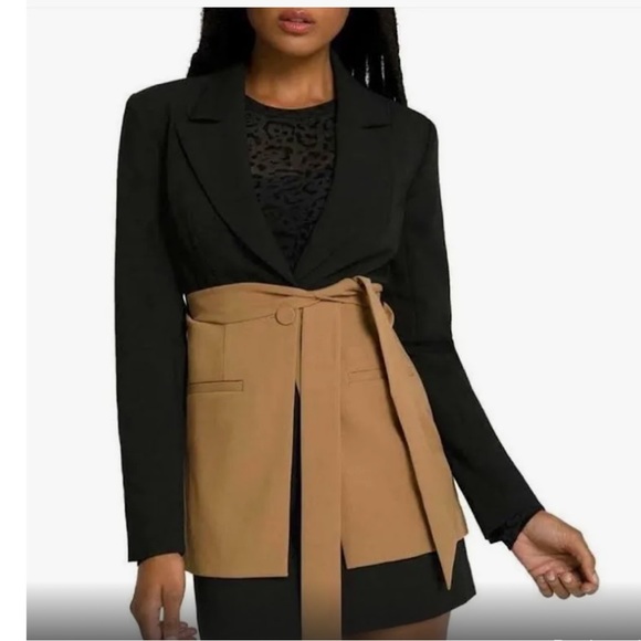Good American | Jackets & Coats | Good American Two Tone Side Slit ...